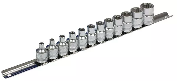 Boxo Hylsysarja E-Torx E4-E20 3/8" kiskossa - Syvarin Konehuollon ...